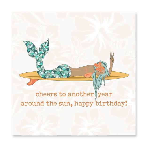 Cheers To Another Year Around the Sun Birthday Card – Gypsy Life Surf Shop