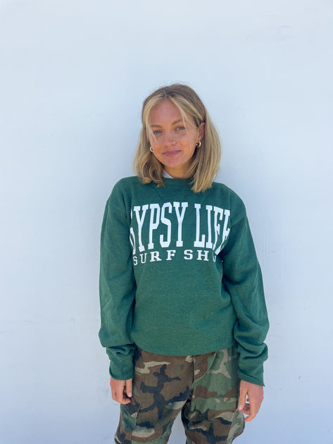 Gypsy Life Berkley Resort Campbell Crew - Moss – Gypsy Life Surf Shop