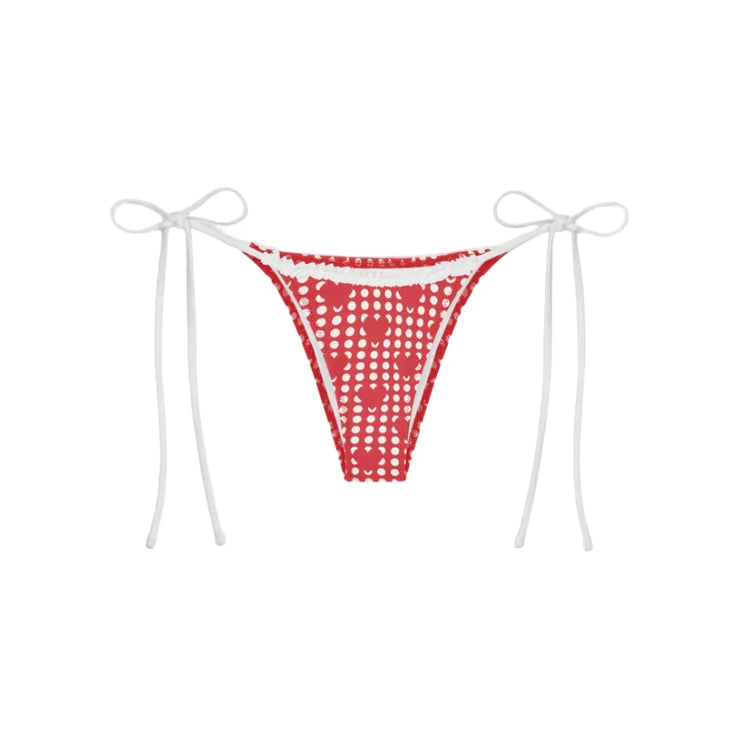 Mackenzie Cheeky String Bikini Bottom - Cupid – Gypsy Life Surf Shop
