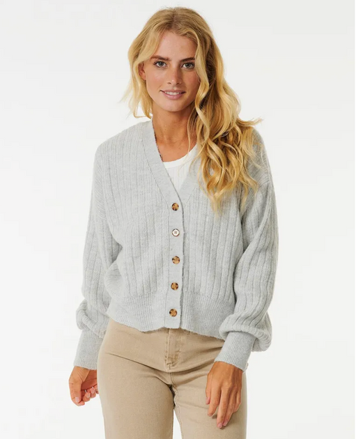 Afterglow Cardigan - Light Grey Heather – Gypsy Life Surf Shop