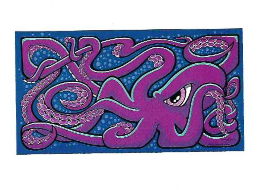 Octopus Sticker – Gypsy Life Surf Shop
